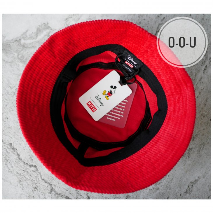 KITH X DISNEY MICKEY CORDUROY BUCKET HAT | O-O-U จำหน่ายสินค้าแฟชั่น